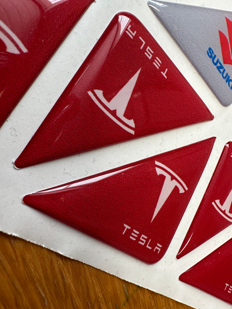 Tesla Corner Badge – PerformancePlatesNI